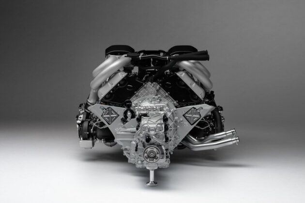Bugatti Chiron Engine And Gearbox By Amalgam