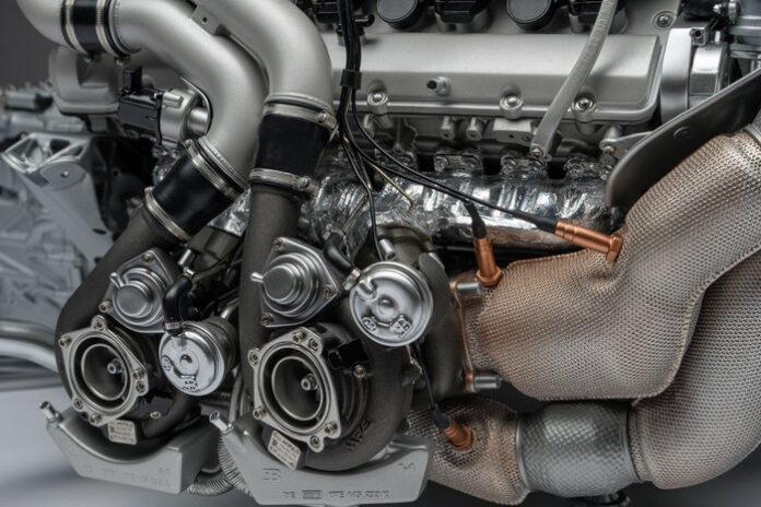 Bugatti Chiron Engine And Gearbox By Amalgam