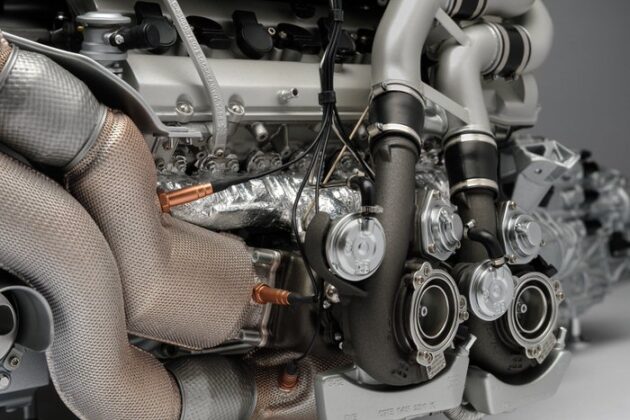 Bugatti Chiron Engine And Gearbox By Amalgam