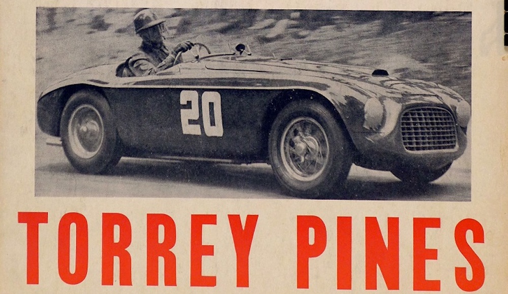 Tony’s Choice: Torrey Pines Road Race Window Card - collectorscarworld