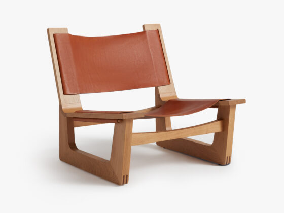 Leather Sling Chair By Parachute - collectorscarworld