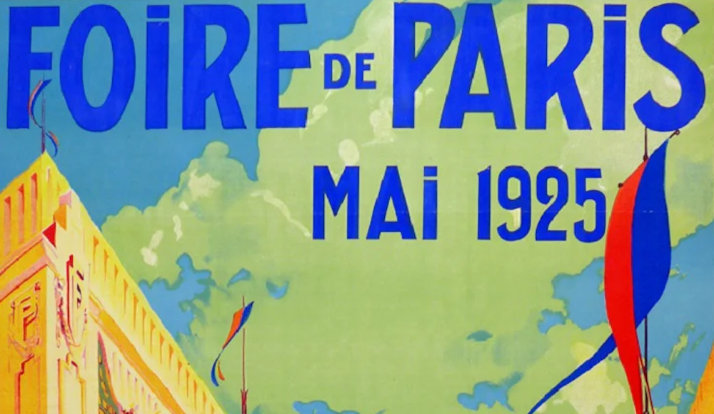 Tony’s Choice: Foire de Paris 1925 Poster - collectorscarworld