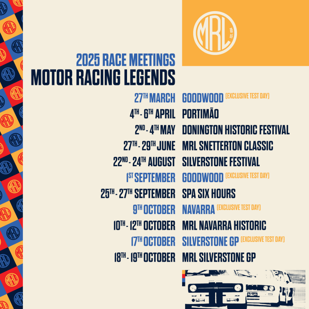 The Motor Racing Legends 2025 Calendar - collectorscarworld