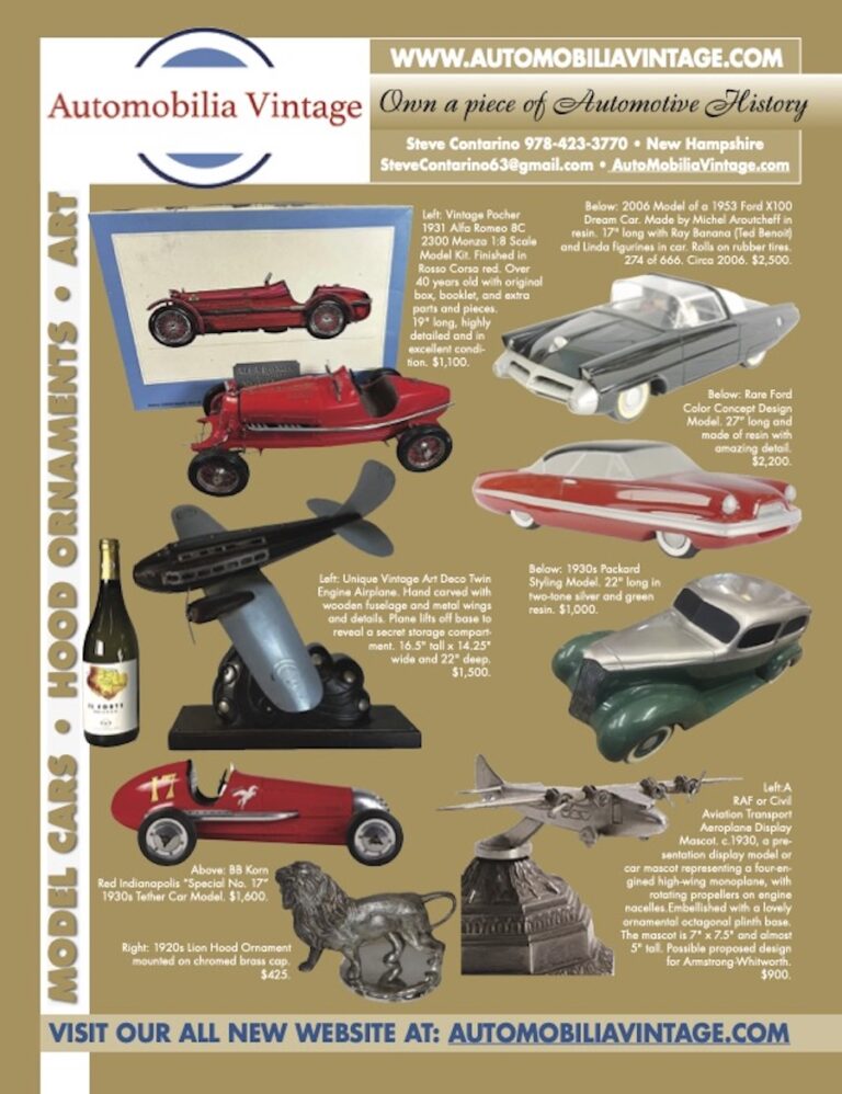 Automobilia Vintage: Own A Piece Of Automotive History - collectorscarworld